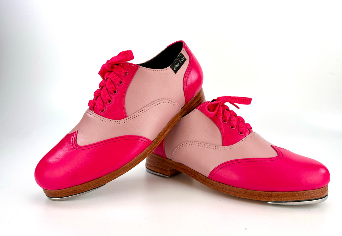 Jazz-Tap Master - Pink & Baby Pink | Tap Shoes Canada