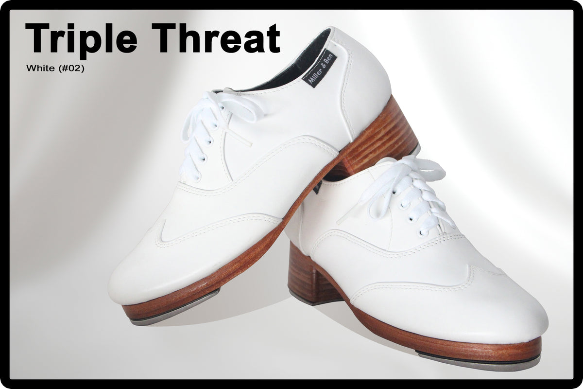 Triple Threat - White | Tap Shoes Canada